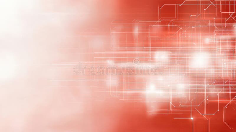 Dynamic Red and White Abstract Lines Background Design for Modern ...