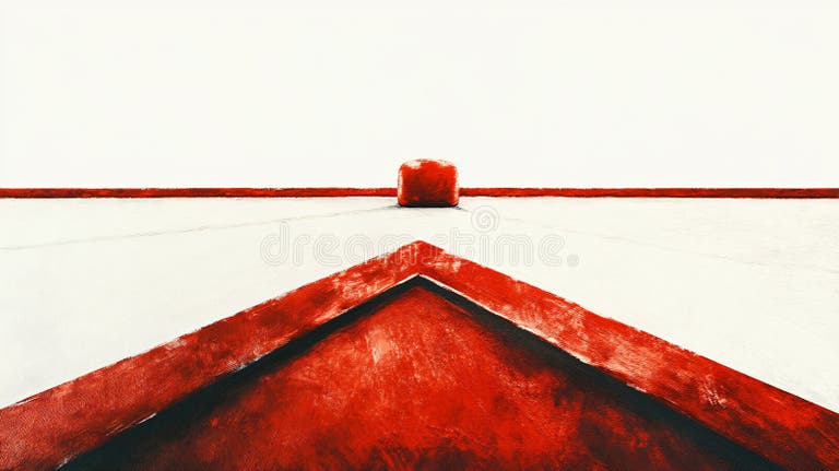 Dynamic Red and White Boxing Ring Corners - Isolated View Stock ...