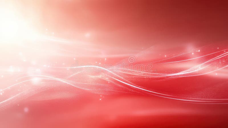 Dynamic Red and White Lines, an Abstract Art Exploration of Visual ...