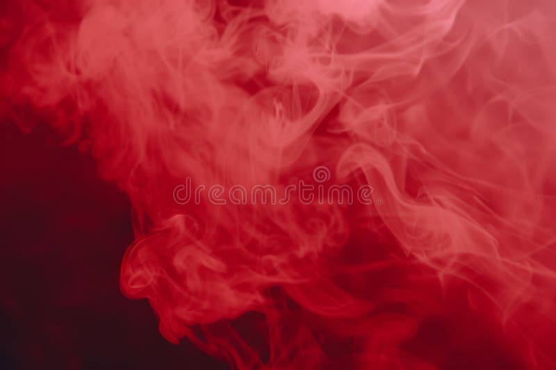 Fiery Dance of Red and White Essence Stock Illustration - Illustration ...