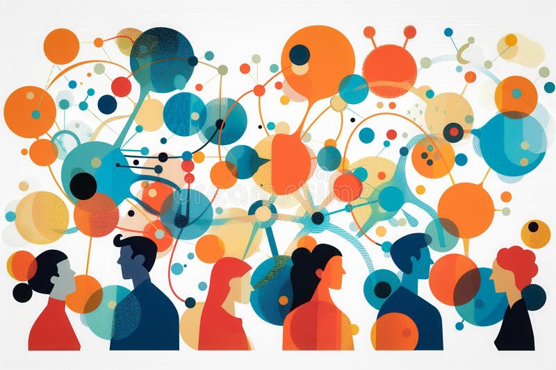 Dynamic Referral Program Concept - Detailed Business Art Stock Image ...