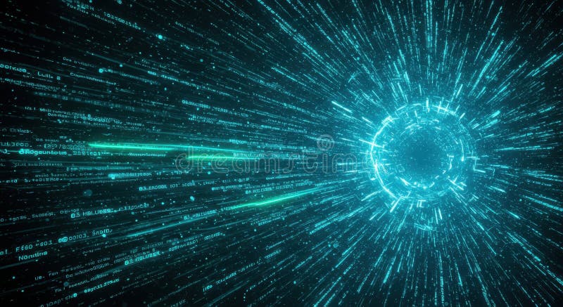 Imagine a Stunning Visualization Showcasing the Transmission of Digital ...