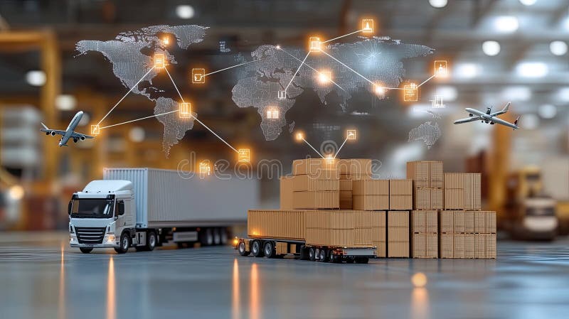 A Dynamic Representation of Global Logistics Featuring Connections ...