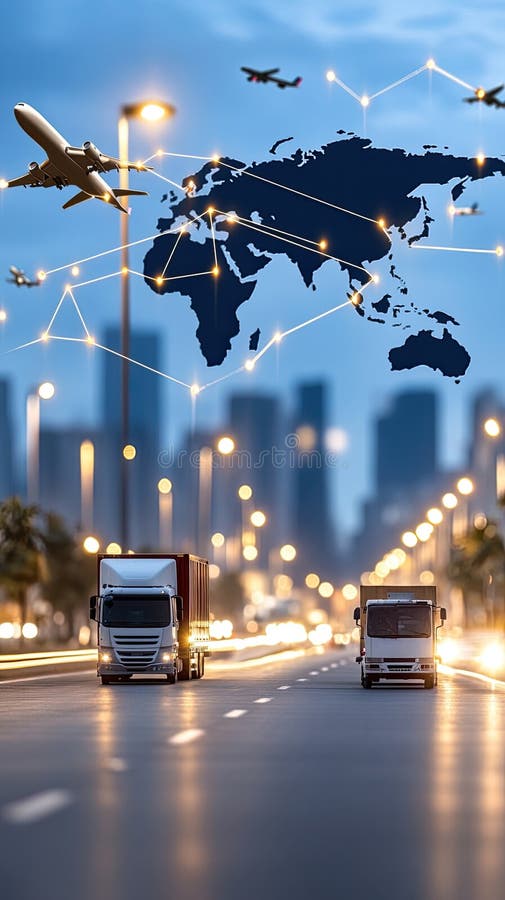 A Dynamic Representation of Global Logistics Featuring Connections ...