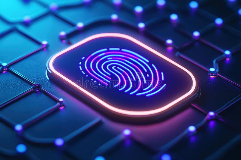 Dynamic Representation of a Password Shield with Glowing Dots and High ...