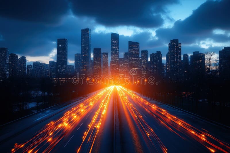 A Dynamic Representation of Speed with Blurred Lines and Vibrant Colors ...