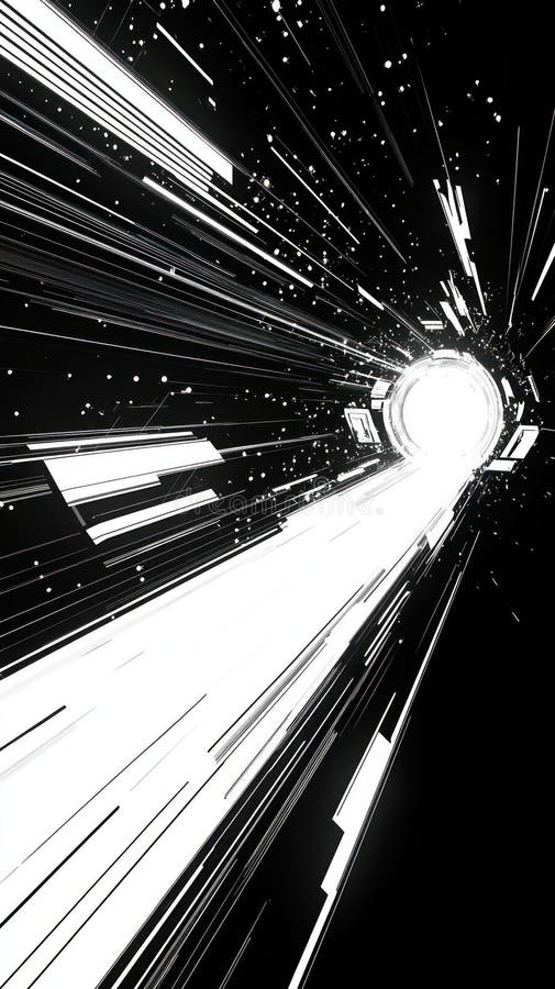 A Dynamic Representation of Speed and Motion through a Tunnel of Light ...