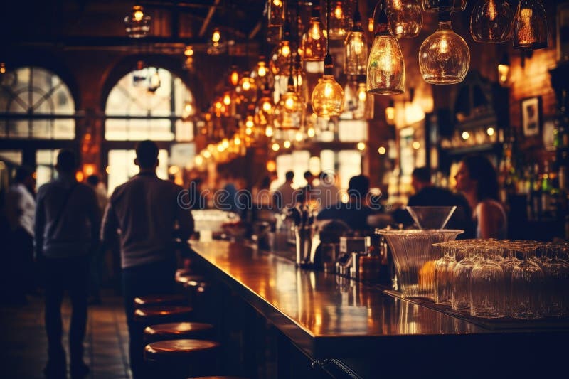 Dynamic Restaurant Ambiance Diners, Staff, Bartenders, Chefs in Motion ...