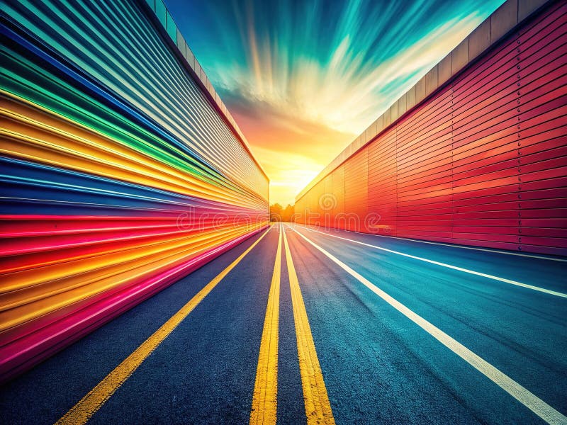 Dynamic Retro Racing Scene a Digitally Created Poster Design for a ...