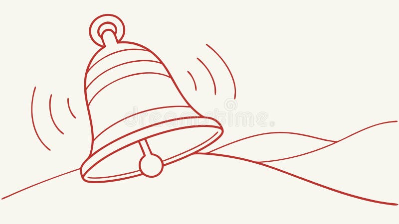 Dynamic Ringing Bell, Indicating an Active Alert or Important ...