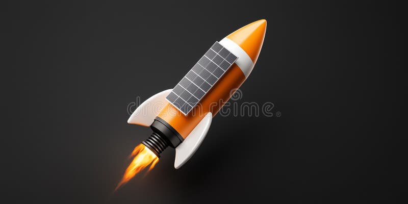 Innovative Rocket Design Featuring Solar Panels for Sustainable Space ...