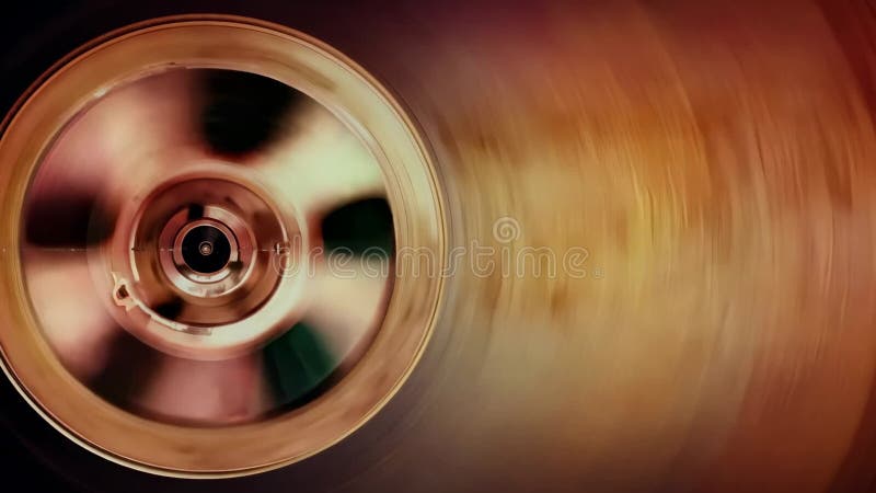 Dynamic Rotating Wheel Film Reel Stock Video - Video of nostalgia ...