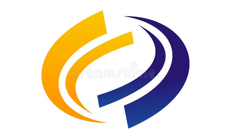 Dynamic Rotation Logo Design Template Stock Vector - Illustration of ...