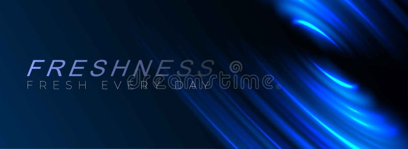 Dynamic Round Wave. Blue Curved Circle Structure. Clean and Fresh ...