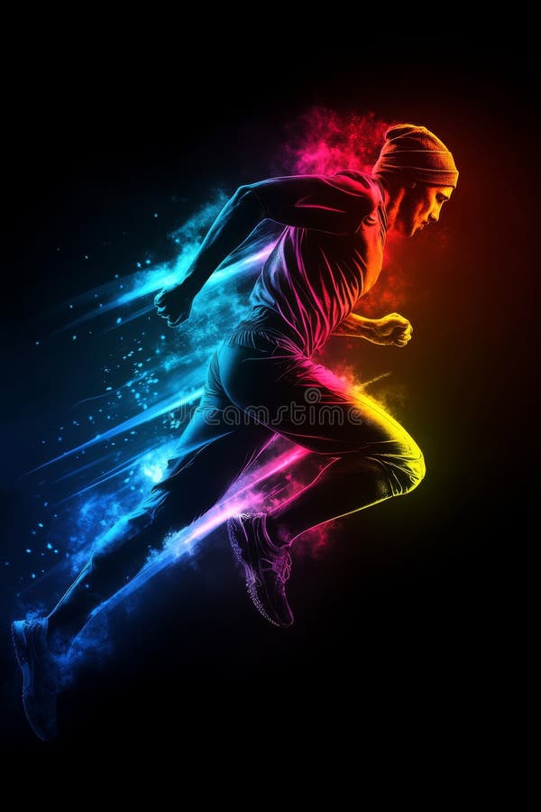 Dynamic Runner an Abstract Representation of a Marathon Athlete in ...
