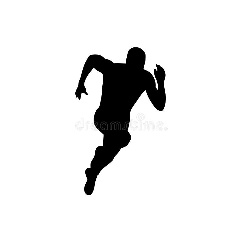 Runner Clipart Black White Stock Illustrations – 310 Runner Clipart ...