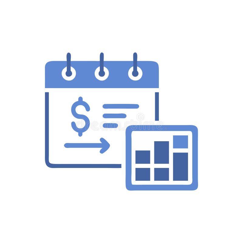 Dynamic Sales Plan Icon for Execution Stock Illustration - Illustration ...