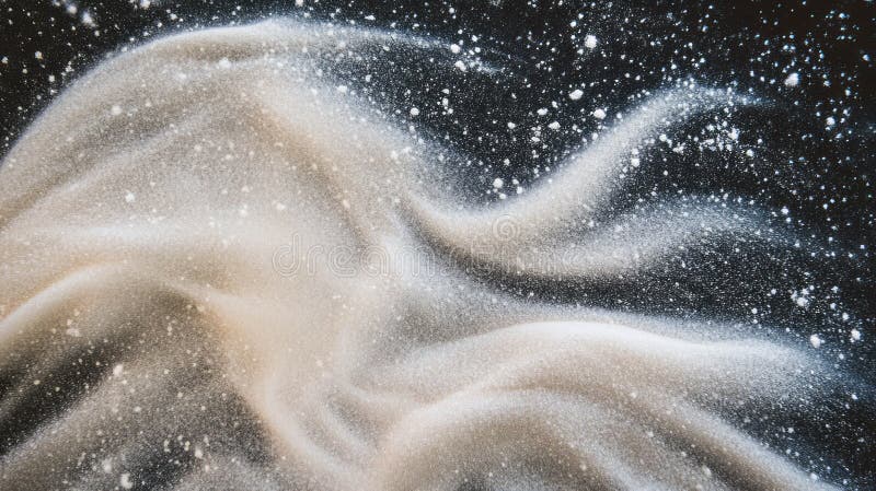 Dynamic Sandpaper Texture with Dust Swirls in Motion Stock Illustration ...