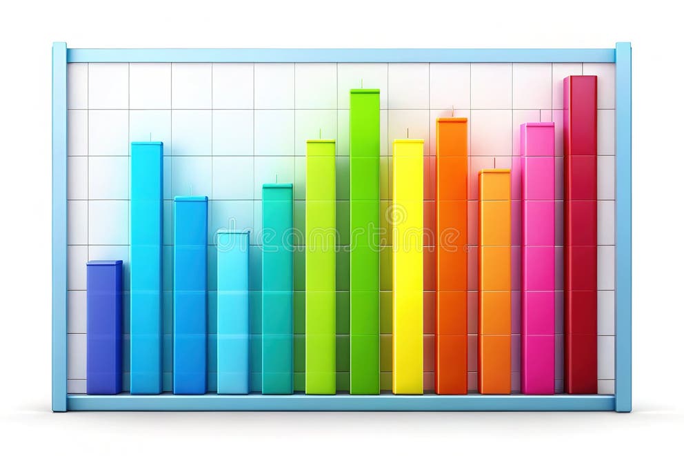 Dynamic Scalable Vertical Bar Chart Data Visualization Responsive ...