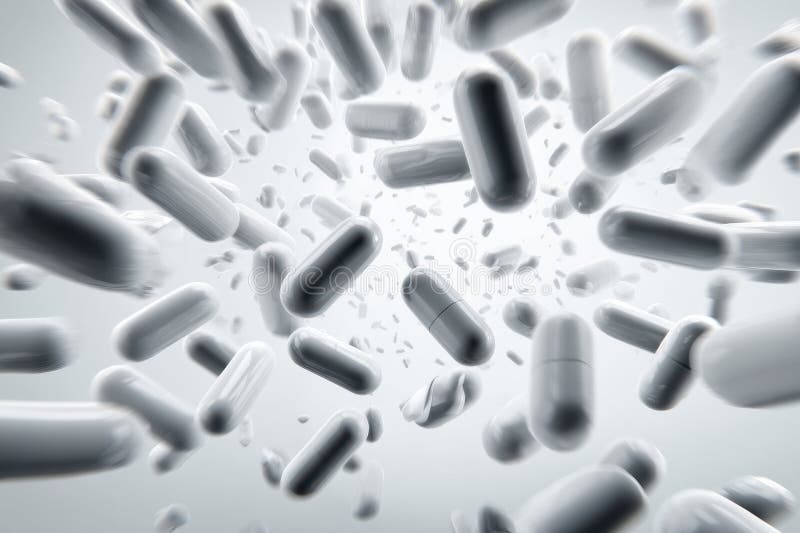 Dynamic Scattering of Pills Creating a Striking Visual Effect on a ...