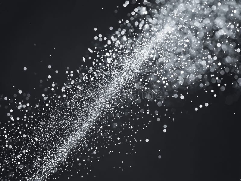 A Dynamic Scattering of Silver Particles Creates a Captivating Cosmic ...