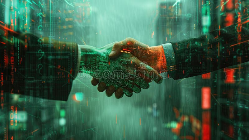 A Dynamic Scene Merging the Digital and Physical Worlds, Featuring a ...