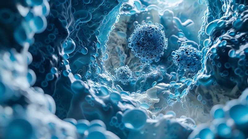 Smallpox Virus Particles Entering Human Cells, As Seen through an ...