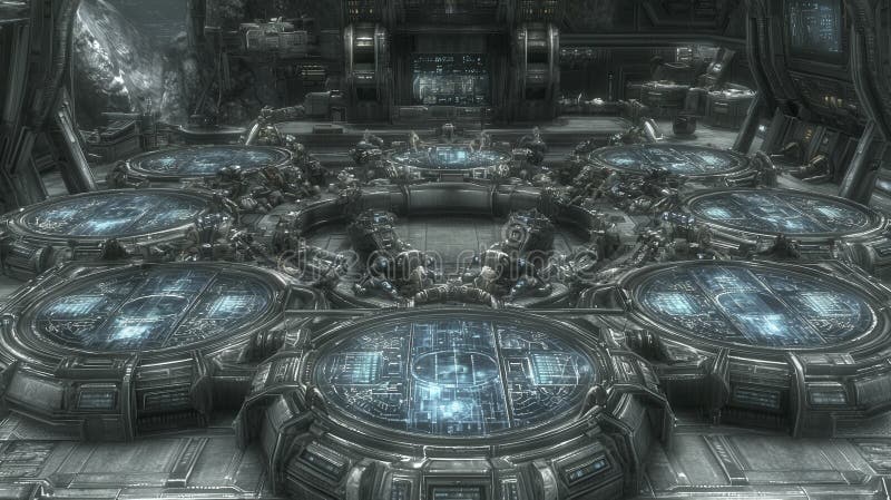 Dynamic Sci-fi Stock Exchange an Interactive Holographic Simulation ...