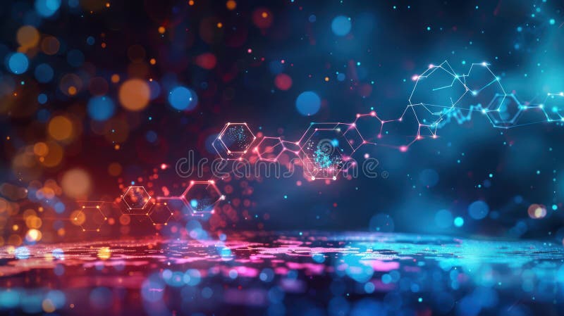 Dynamic Science Experiment Illustration with Innovative Technology and ...