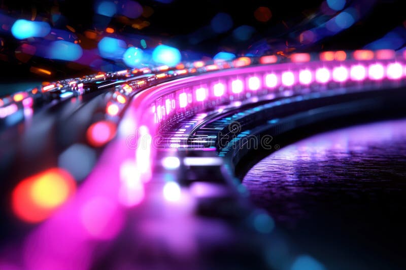 Dynamic Scrolling Banner Displays Vibrant, Interactive Animations ...