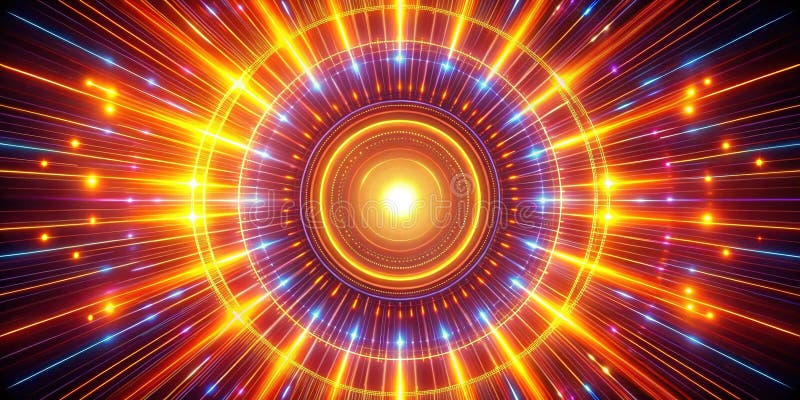 Dynamic Seamless Animated Radial Light Rays Background Loop for Video ...