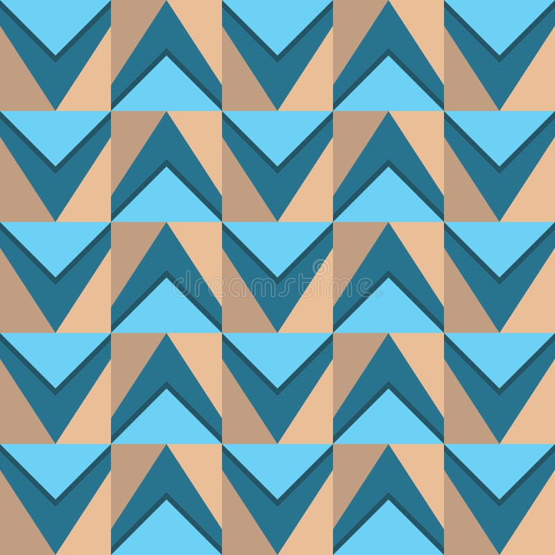 Dynamic Seamless Geometric Pattern Vector Graphics. Stock Illustration ...