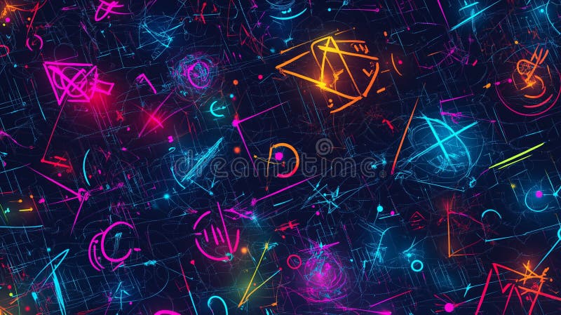 A Dynamic and Seamless Pattern of Mathematical Symbols and Formulas ...