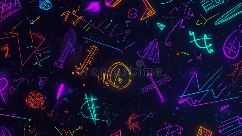 A Dynamic and Seamless Pattern of Mathematical Symbols and Formulas ...