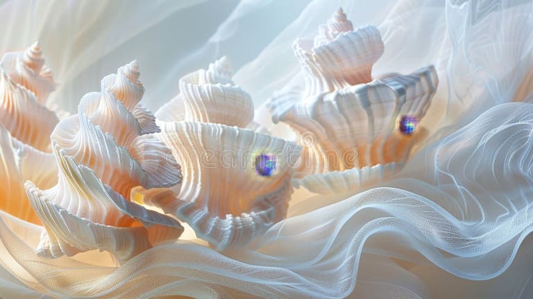 Seashell Fragments Stock Illustrations – 132 Seashell Fragments Stock ...