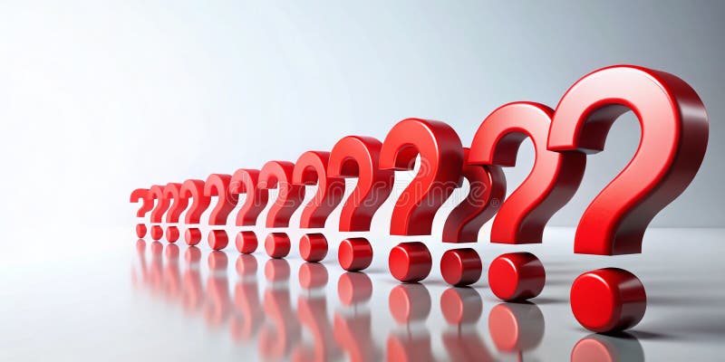 Red Question Mark Icons a Comprehensive Collection for FAQ Help Centers ...