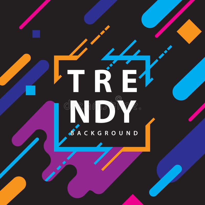 Dynamic Shapes Form with Irregular Parallel Rounded Lines with Square ...