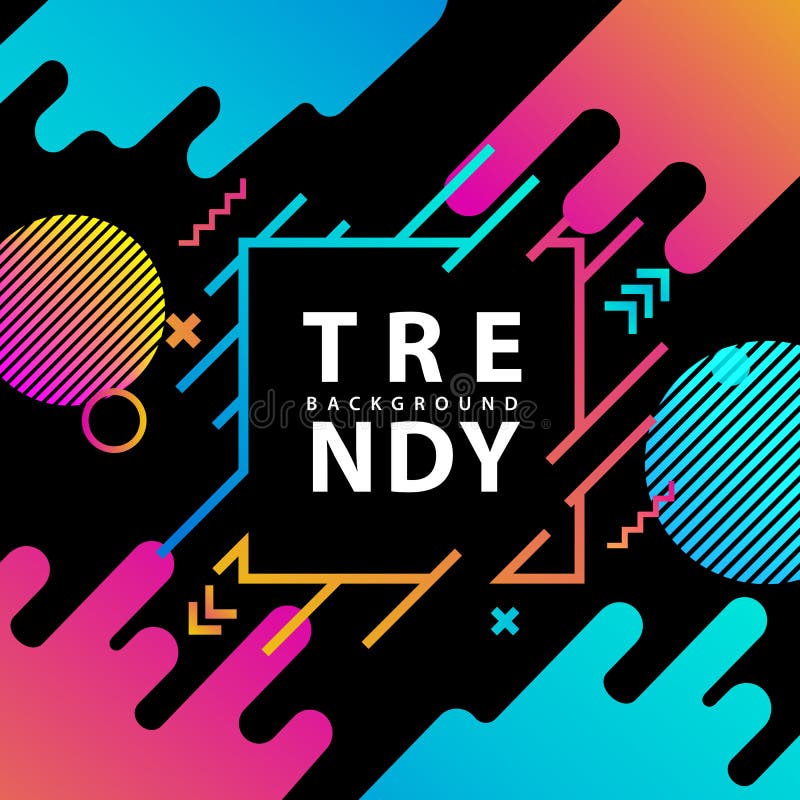 Dynamic Shapes Form with Irregular Parallel Rounded Lines with Square ...