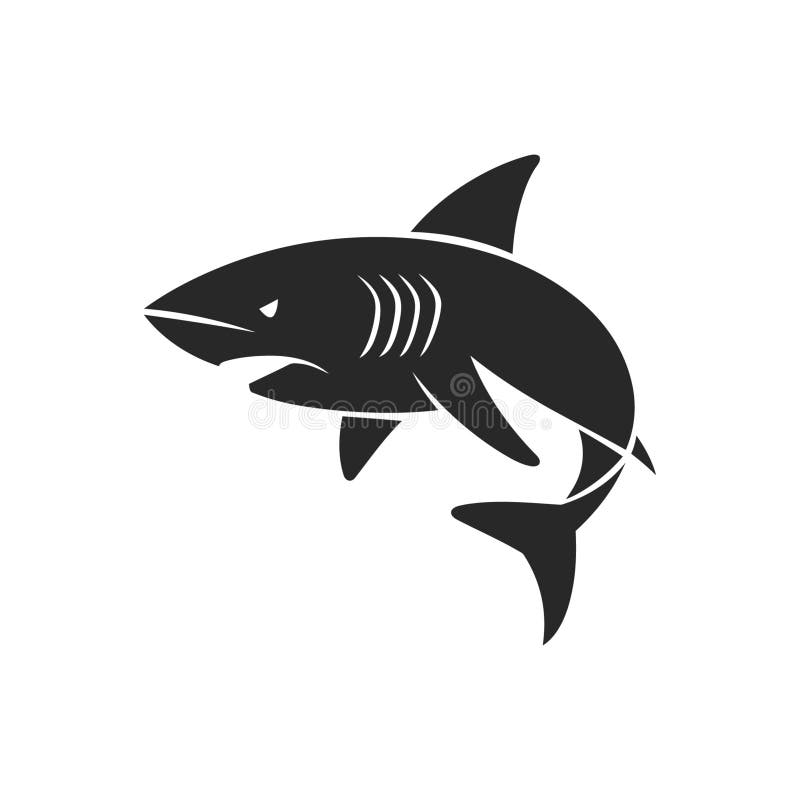 Dynamic Shark Icon stock vector. Illustration of icon - 361759660
