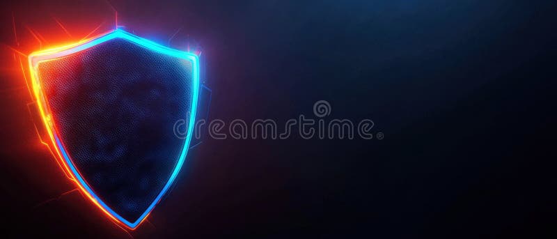 Dynamic Shield Design Digital Graphics Abstract Art Modern Studio Close ...