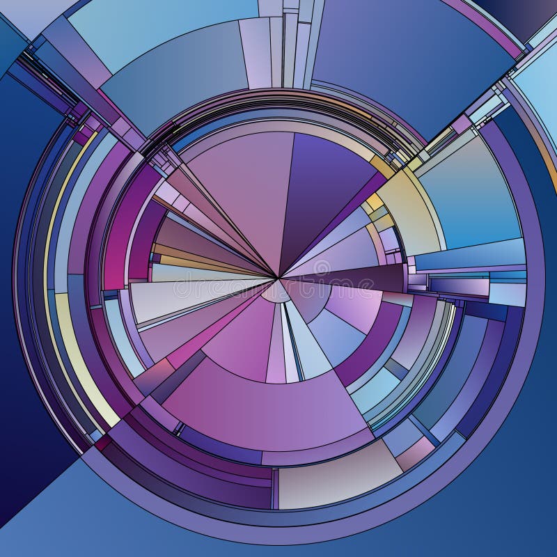 Dynamic Shift in Vibrant Composition Stock Illustration - Illustration ...