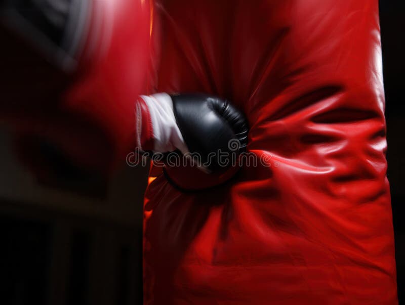 Boxing Training in Action stock photo. Image of intense - 395497286