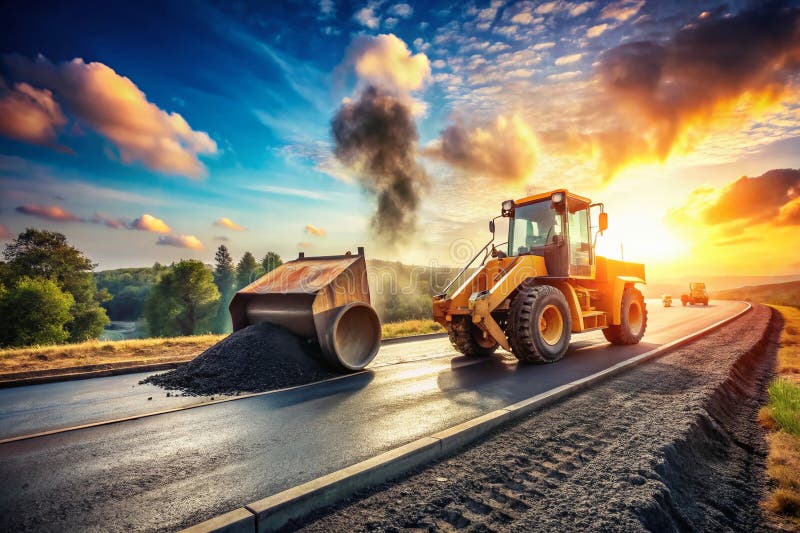 Asphalt Paving Equipment Stock Illustrations – 2,919 Asphalt Paving Equipment Stock ...