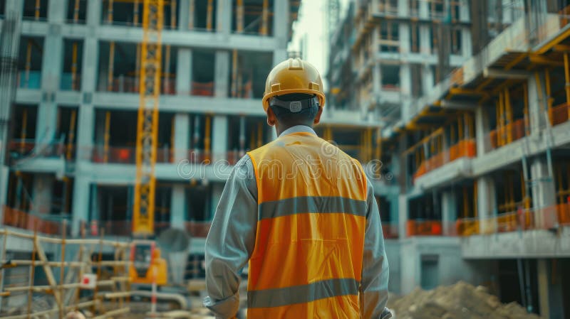 A Dynamic Shot Capturing the Movement of an Engineer or Architect ...