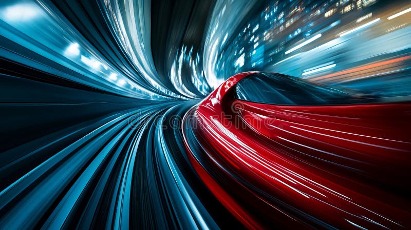 Dynamic Shot of High-Speed Train in Motion Capturing the Essence of ...