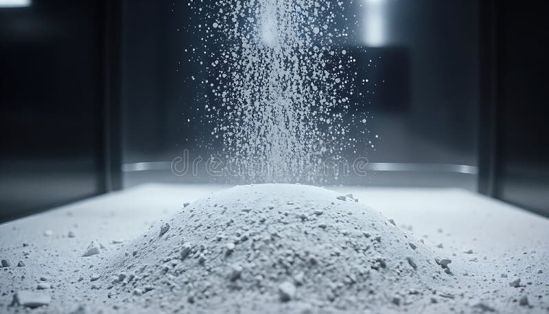 Powdered Sugar Falling Motion Generative AI Stock Illustration ...