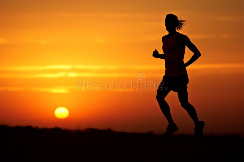 Running into the Sunrise - a Symbol of Endurance and Determination ...