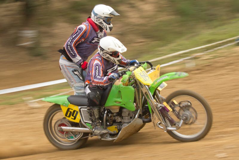 Dynamic Shot of Two Racers Ride a Sidecar Editorial Photo - Image of ...