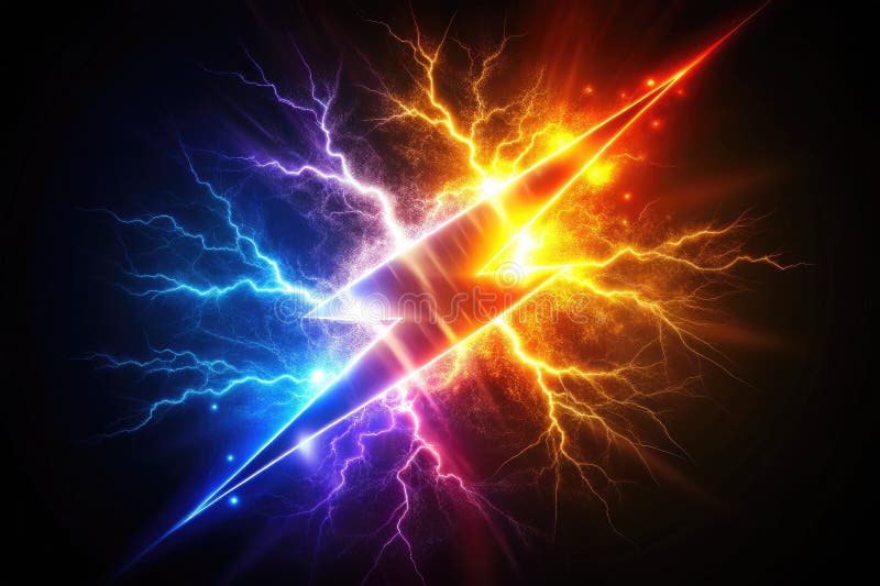 Dynamic Silhouette Lightning Logo Design a Powerful and Modern Visual ...