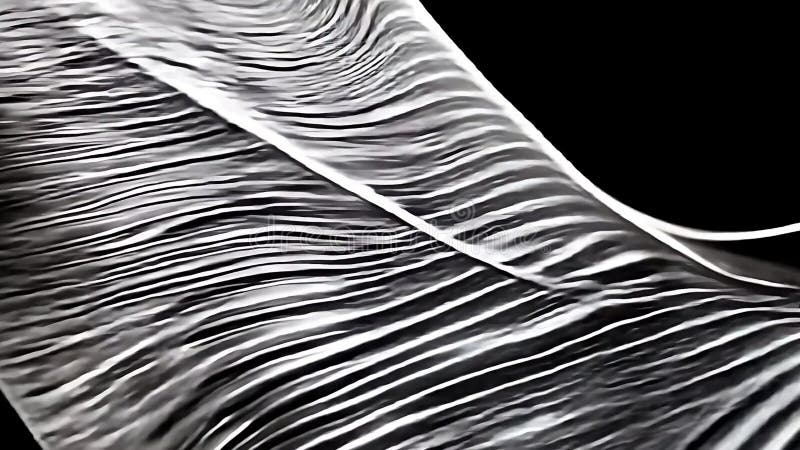 Silver Geometric Abstraction Creating Mesmerizing Patterns on a Black ...